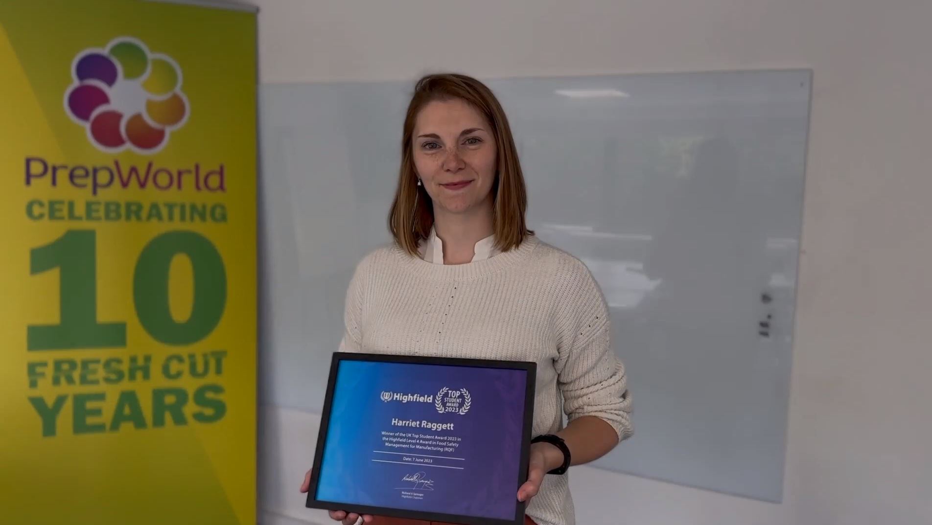 PrepWorld | Top Student Award for our QA Manager